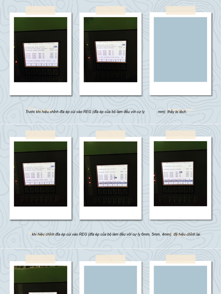 HS1 - RIETER Draw Frame No.2-7 Calibration Work (24.2.2025) | PDF