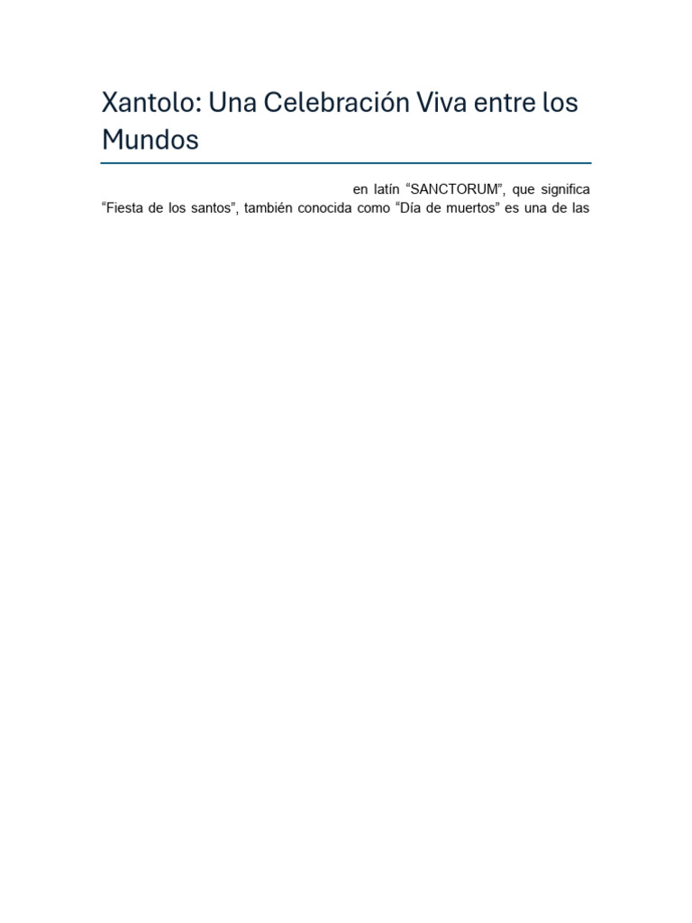 Xantolo: Tradición Viva en la Huasteca | PDF