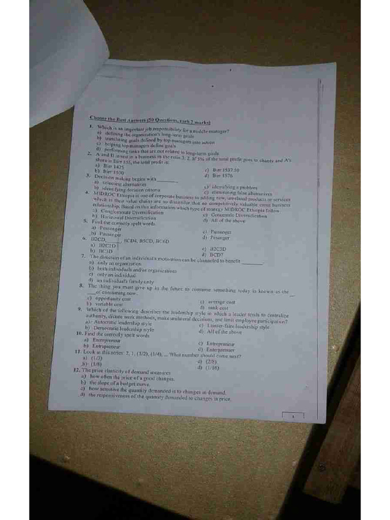 Nib Bank Exam PDF [1]_ethiofetena_com_a2db | PDF