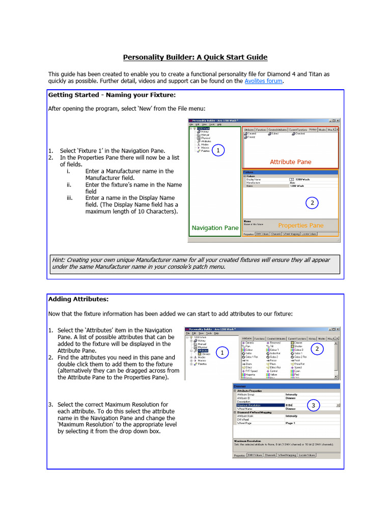 PersonalityBuilder QuickStartGuide | PDF | Computer Engineering | Computer Architecture