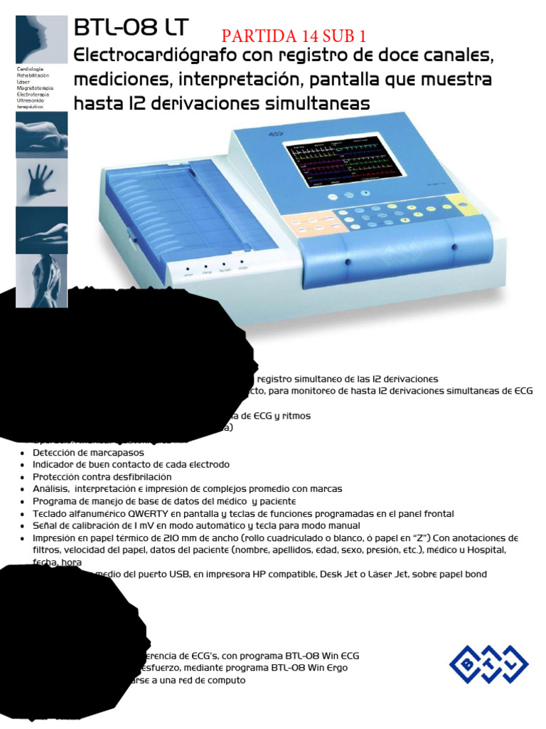 14 Electrocardiogrago BTL 08 | PDF | Hardware de la computadora | Informática
