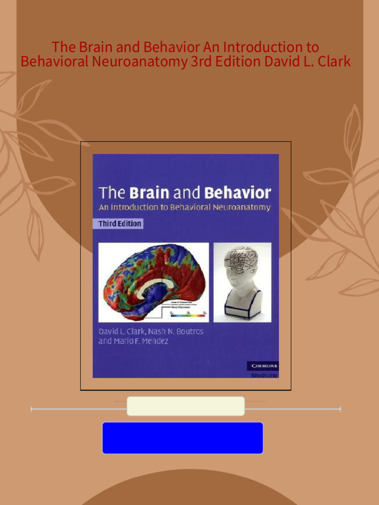 Ebooks File The Brain and Behavior An Introduction To Behavioral ...