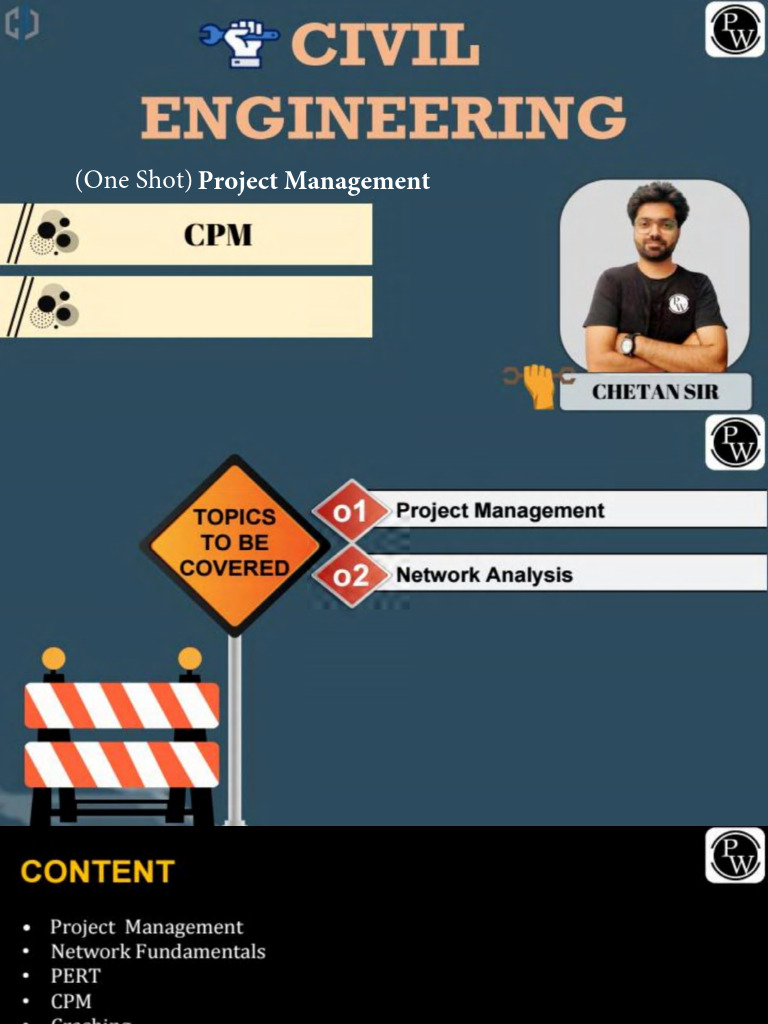 Project Management Civil Engineering PW Gate | PDF