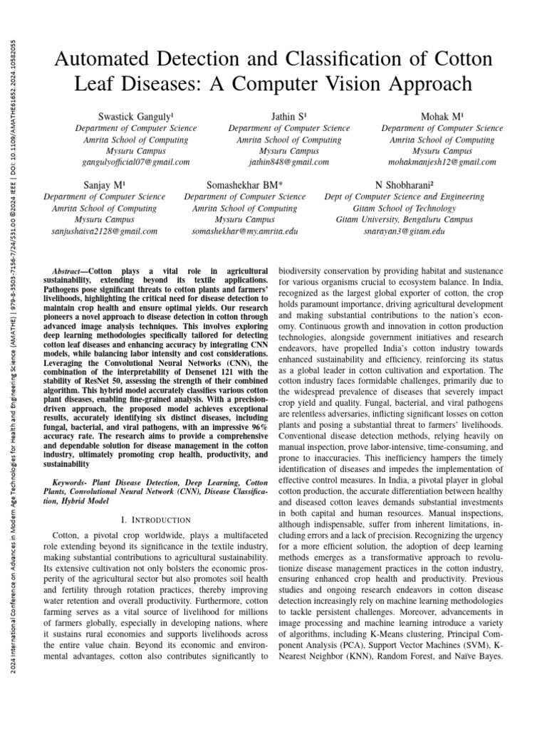 Automated - Detection - and - Classification - of - Cotton - Leaf ...