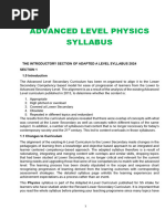 Physics A Level Syllabusdec2024final | PDF | Force | Acceleration