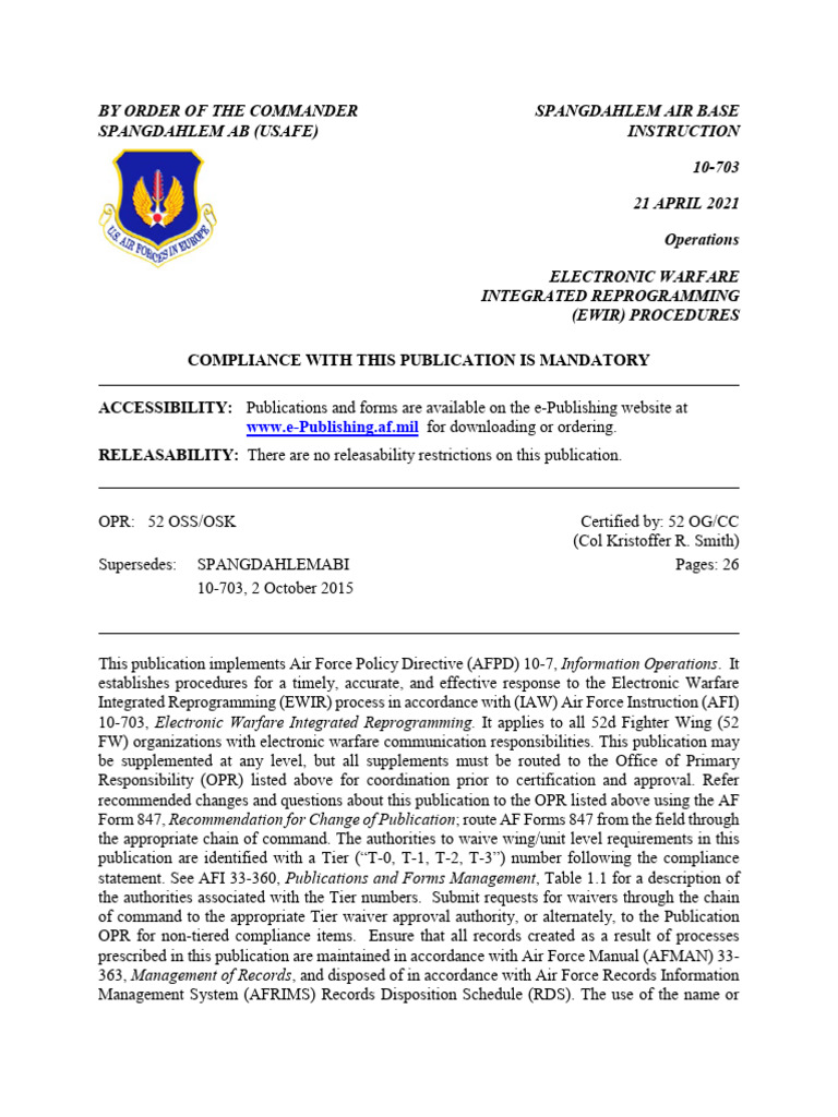 EWIRDB 4空军文件 | PDF