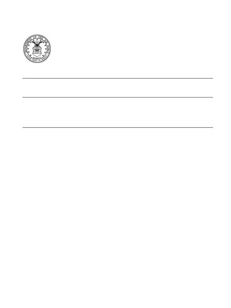 EWIR Reprogramming Guidelines AFI 10-703 | PDF | Electronic Warfare ...