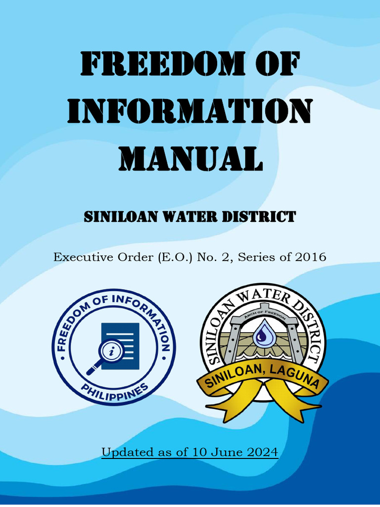 Siniloan WD FOI Manual 2024 | PDF | Freedom Of Information Laws By Country | Discovery (Law)