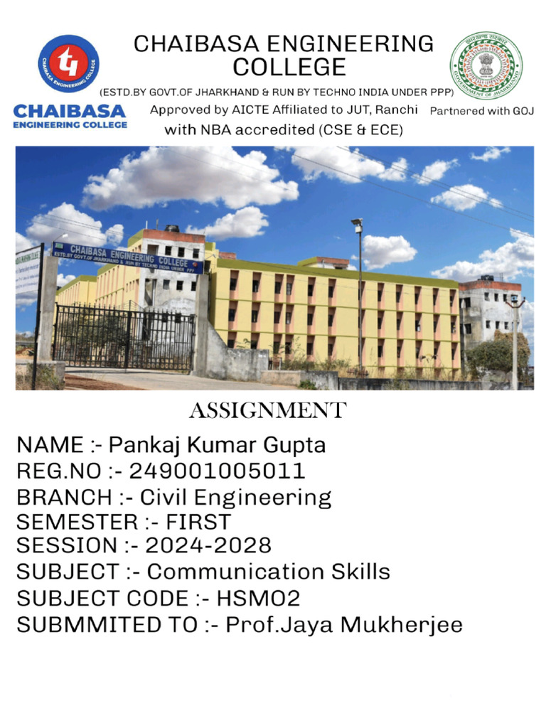 Front Page of Assi | PDF