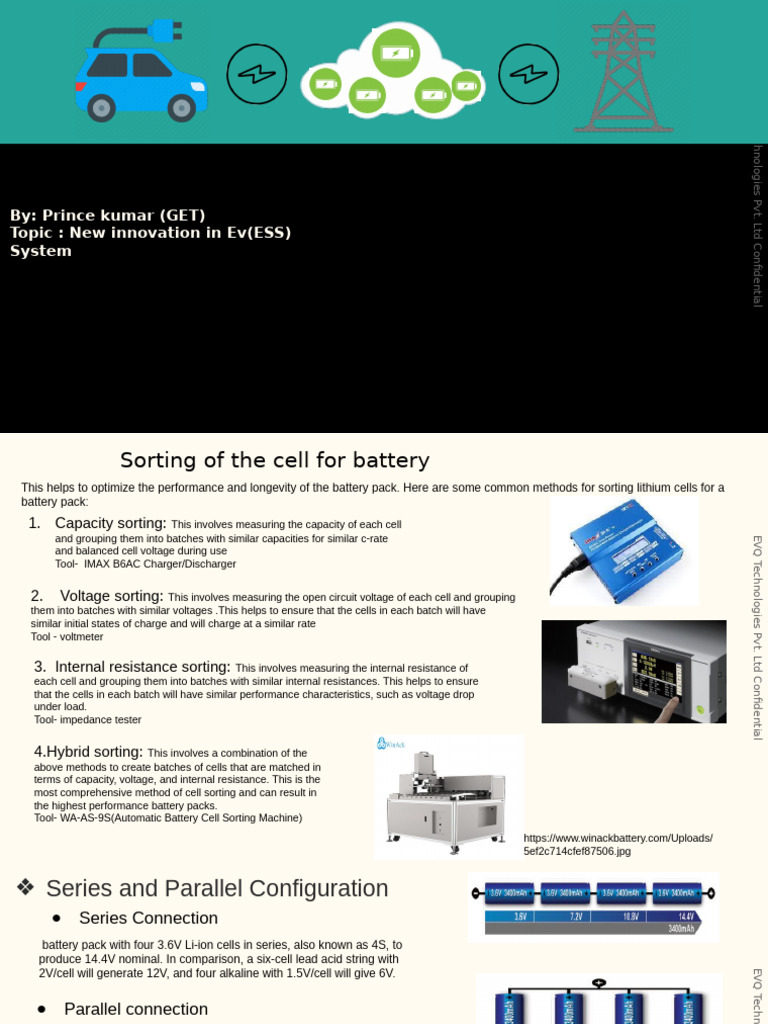 New Innovation in Ev (Ess) Industry | PDF | Rechargeable Battery ...