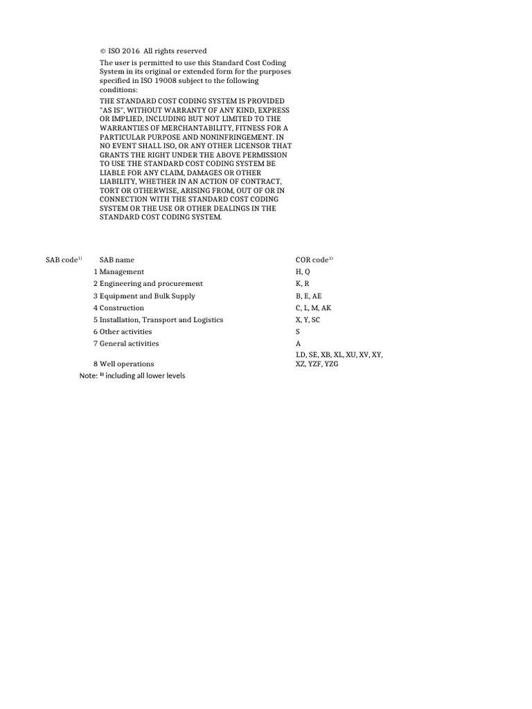 ISO 19008-2016 - Annex - D - Mappings | PDF