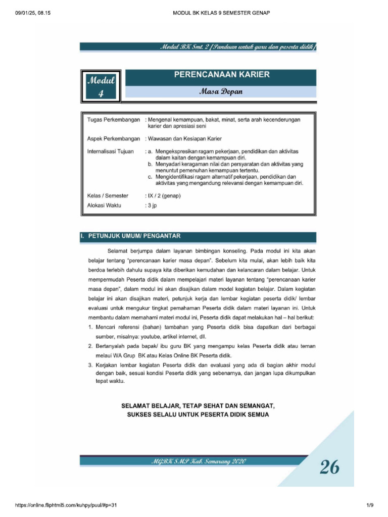 PERENCANAAN KARIER | PDF