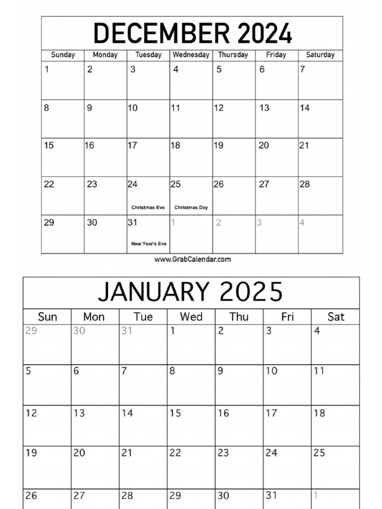 December 2024 Calendar With Holidays | PDF