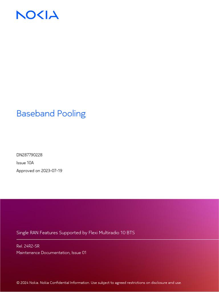 Baseband_Pooling | PDF | Lte (Telecommunication) | Bandwidth (Signal Processing)