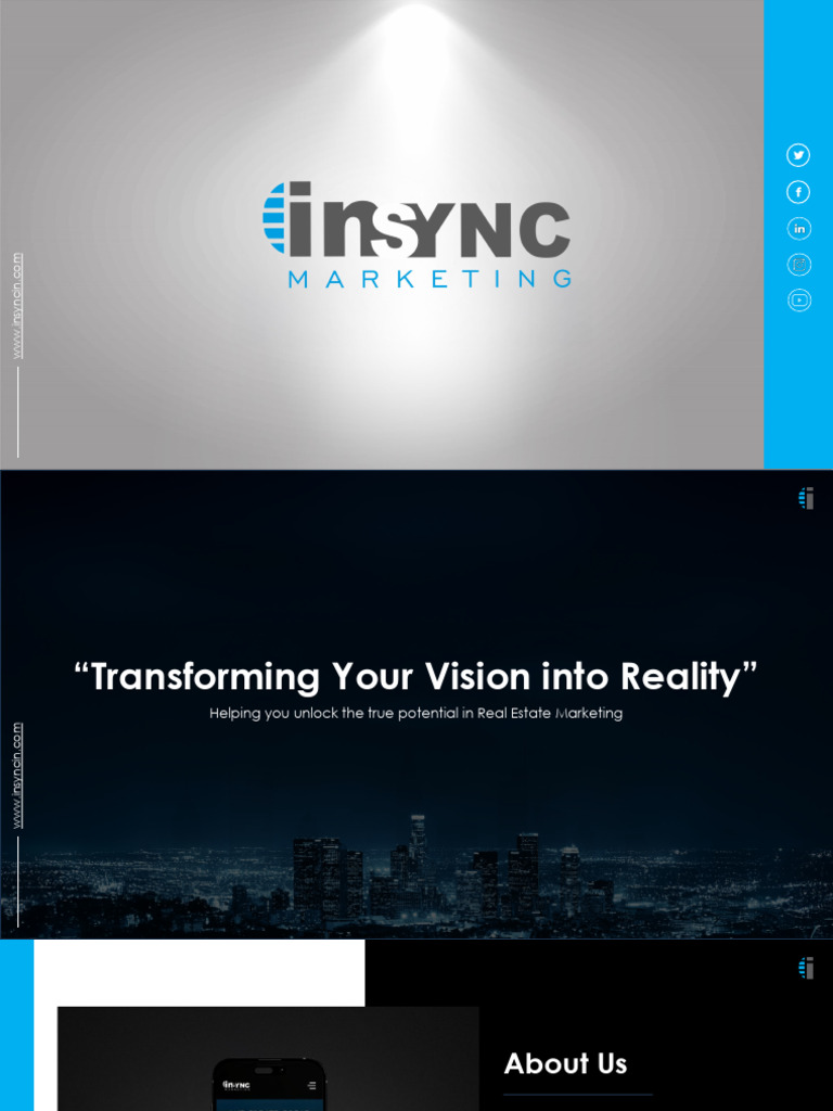 Insync Marketing - Real Estate Credentials | PDF | Brand | Marketing