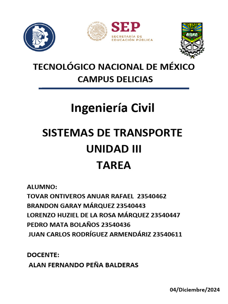 Tarea U3 STD Oficial | PDF