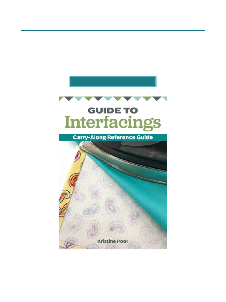 Examine Guide To Interfacings Carry Along Reference Guide No-Wait ...