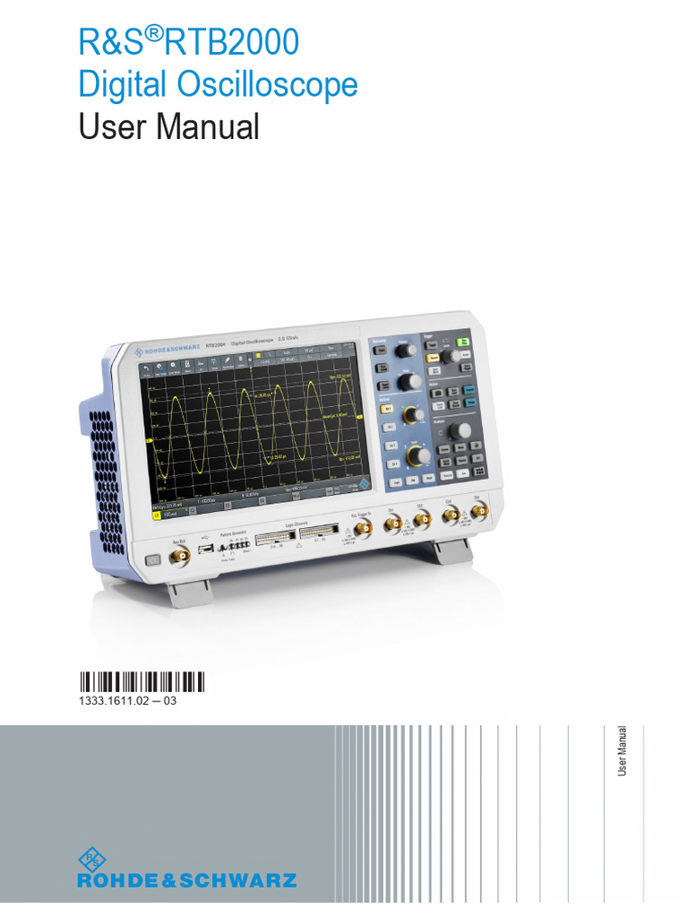 Oscilloscope RTB UserManual en | PDF | Electrical Connector | Ac Power ...