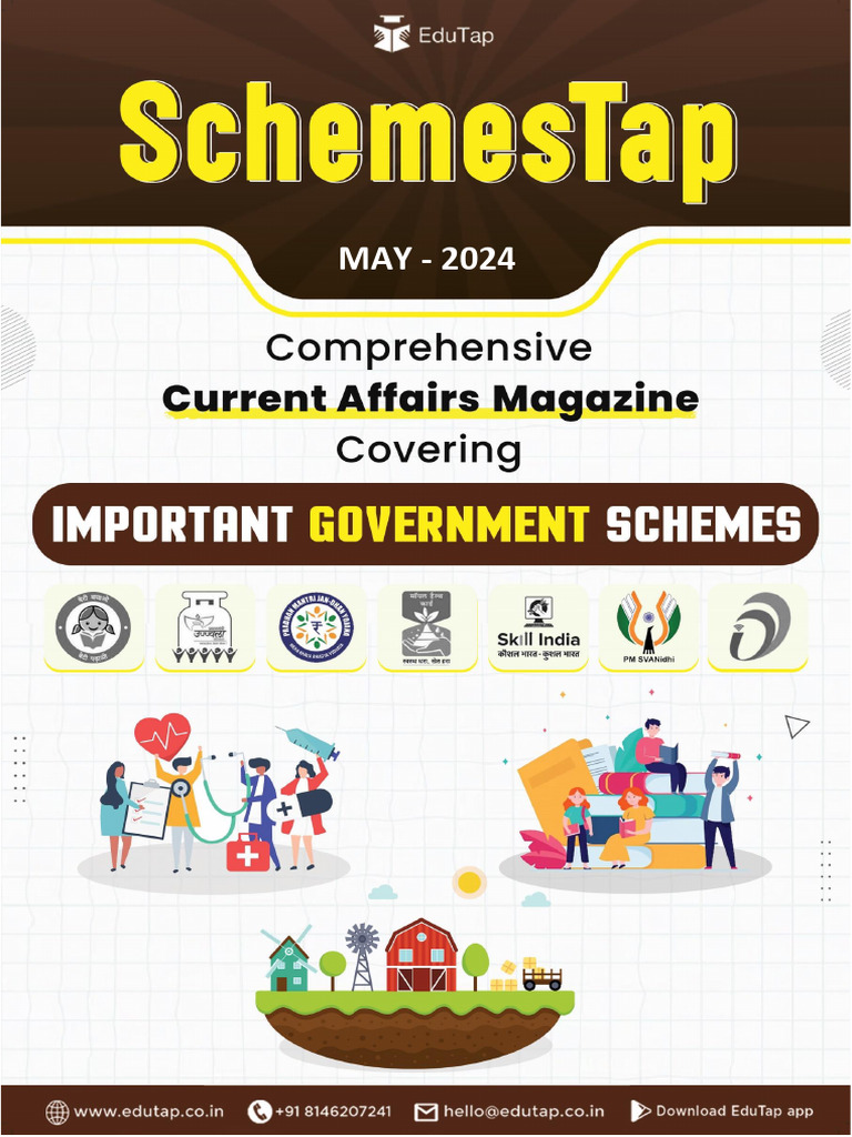 Government Schemes May 2024 Overview | PDF | Economy Of India ...