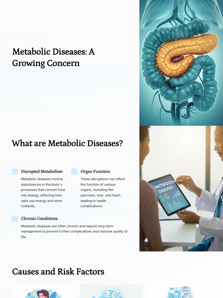 Metabolic Diseases A Growing Concern | PDF | Metabolic Syndrome | Diabetes