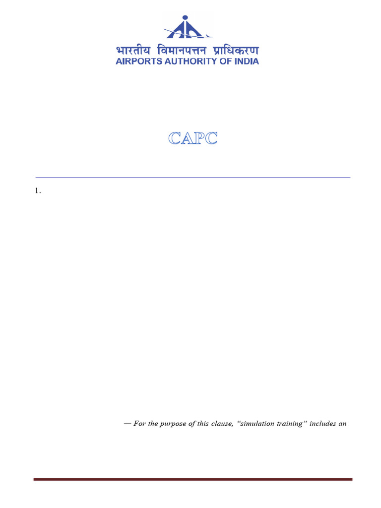 CAPC 04 of 2024-Authorisation To Perform Duty in Newly Established Unit (R) | PDF | Air Traffic ...