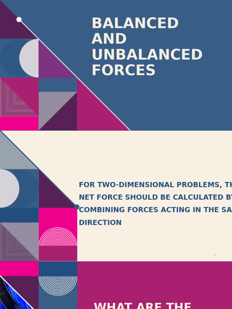 Balanced vs Unbalanced Forces | PDF | Force | Cognition