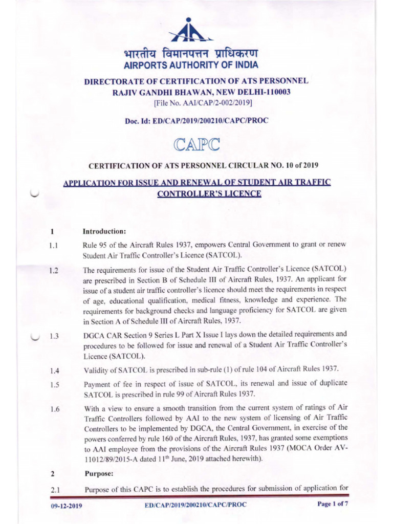 CAPC 10 OF 2019 | PDF