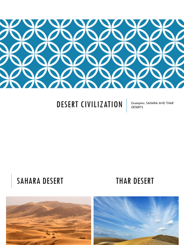 Desert Civilization - Thar & Sahara | PDF | Sahara | Desert