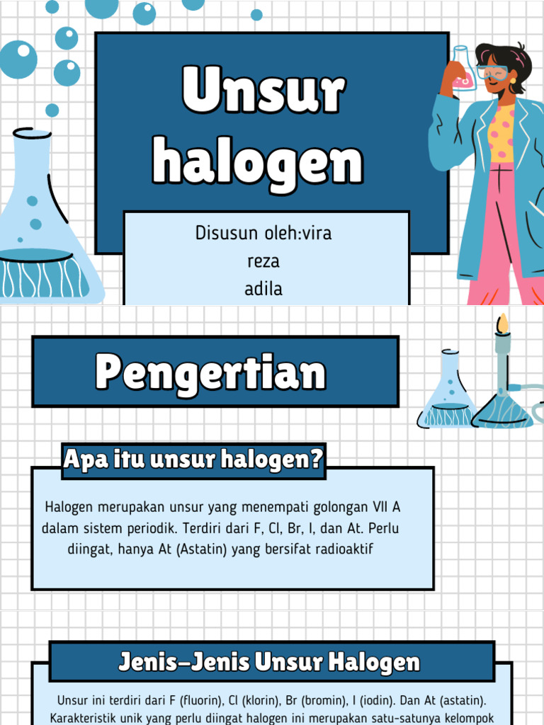 Karakteristik dan Jenis Unsur Halogen | PDF