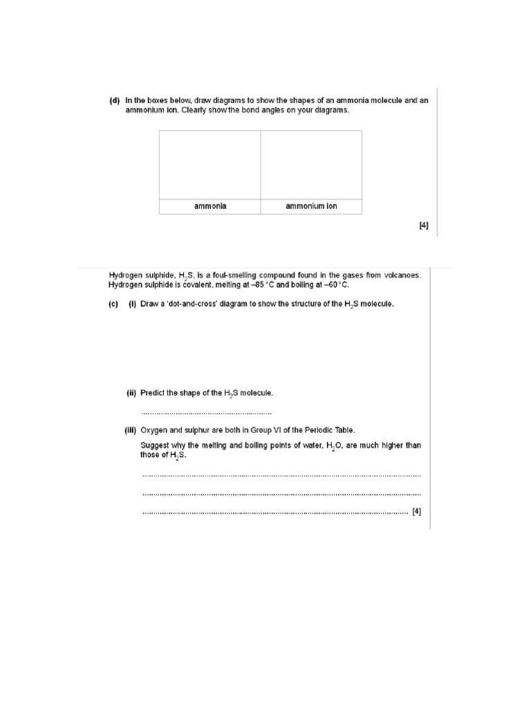 Chemical Bonding 2 QP | PDF