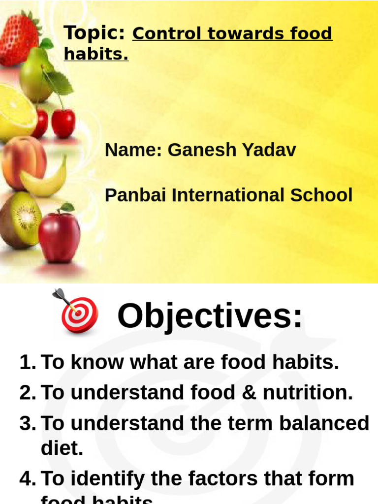 Healthy Eating Habits Guide | PDF | Foods | Nutrition