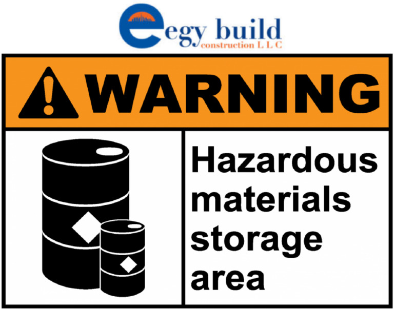 Hazardous Material Storage Area | PDF