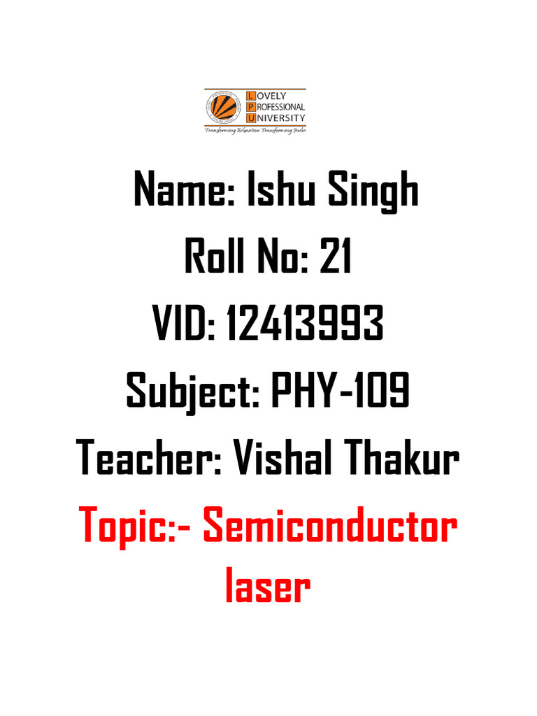 Semiconductor Phy | PDF