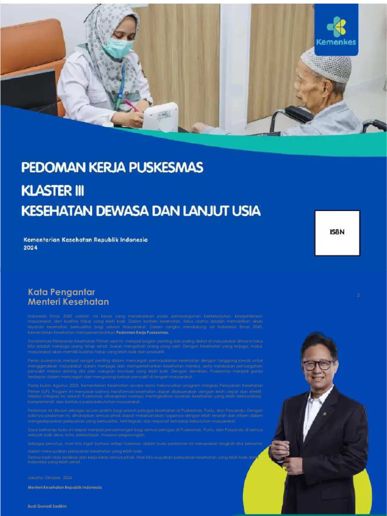 Pedoman Kluster 3 Kemenkes 2024 | PDF