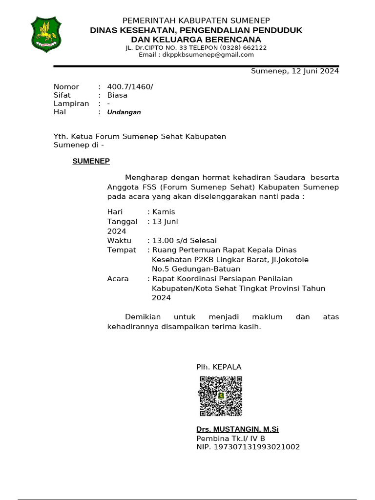 Contoh Undangan | PDF