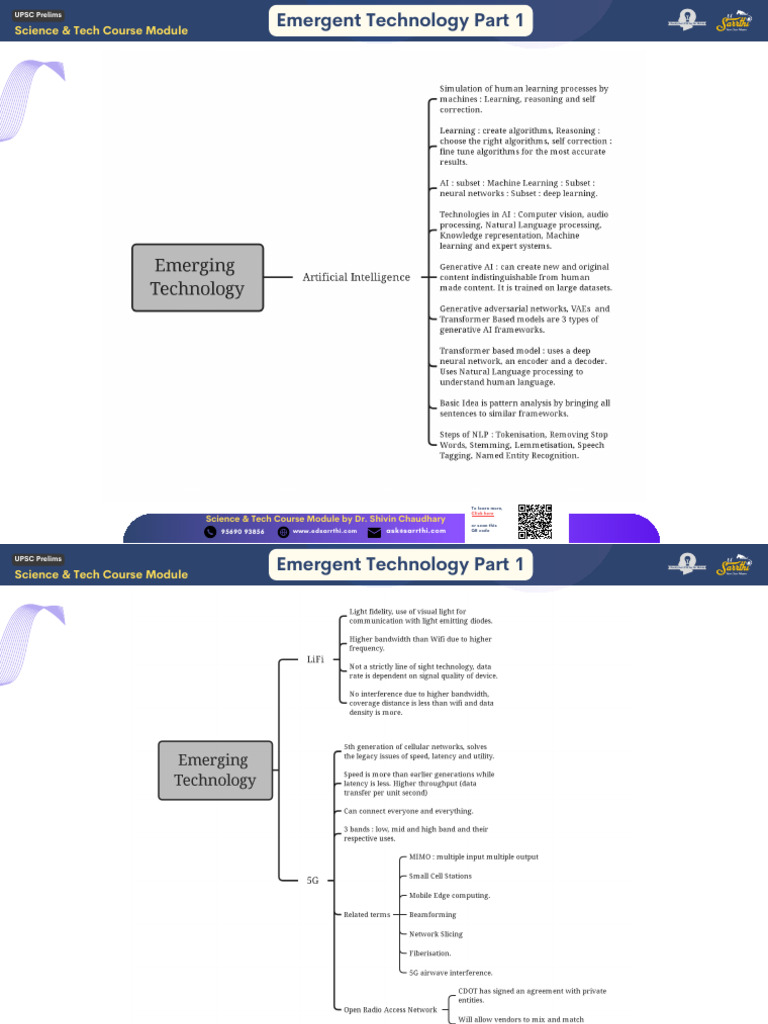 Note 14 - Emerging Technology Part 1 | PDF | Encodings | Notation