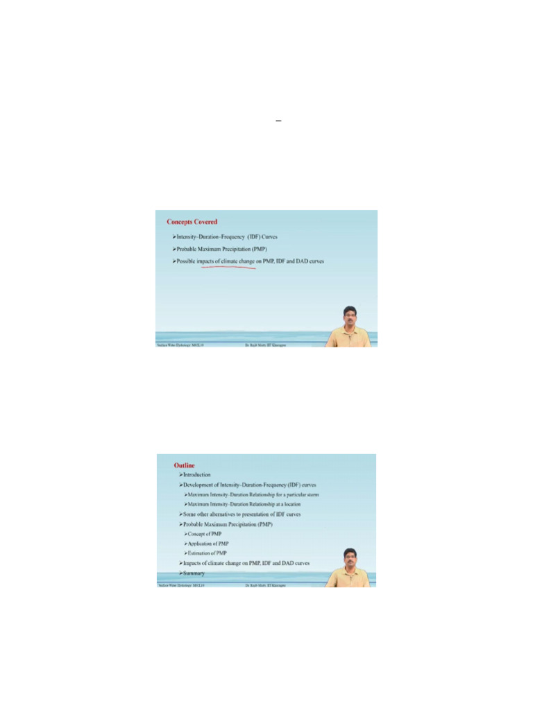 IDF and PMP Analysis in Hydrology | PDF | Precipitation | Flood