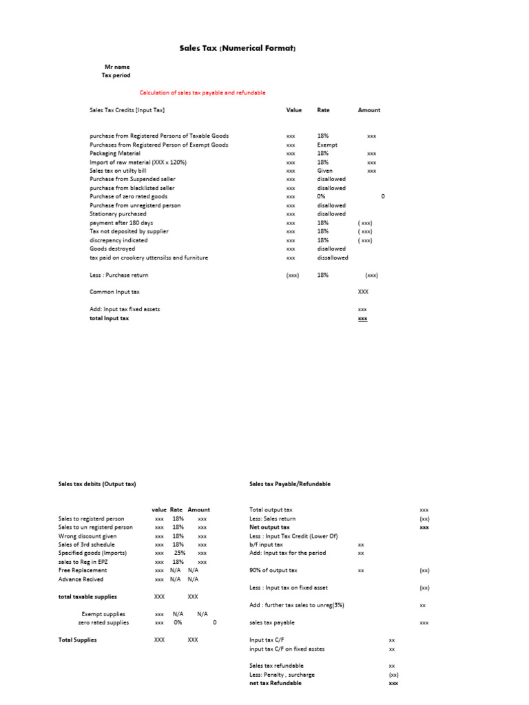 Sales Tax Calculation Overview | PDF | Taxes | Sales Taxes In The ...