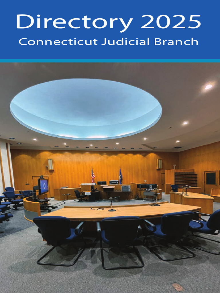 Connecticut Judicial Branch Directory 2025 | PDF | Supreme Court Of The ...
