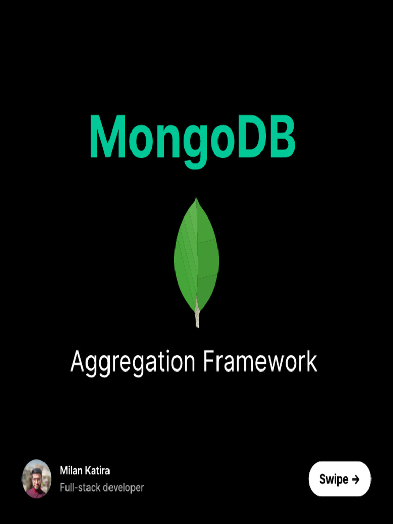 MongoDB Aggregation Framework Guide | PDF