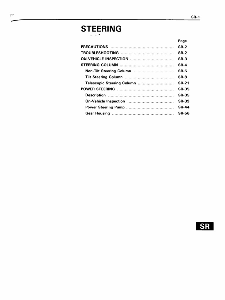 Toyota Celica Steering | PDF
