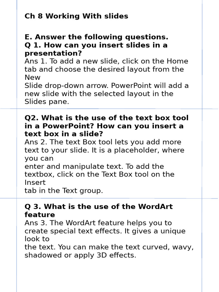 PowerPoint Basics for Grade 4 Slides | PDF
