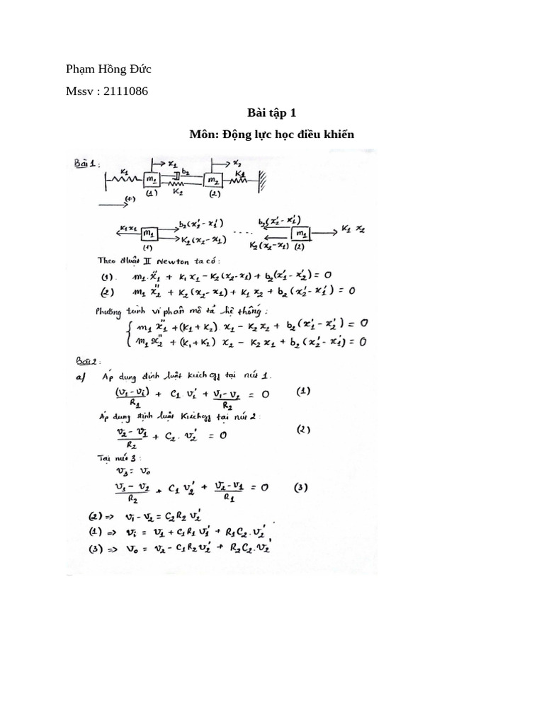 Phạm Hồng Đức - 2111086 - L01 - Bài Tập 1 | PDF