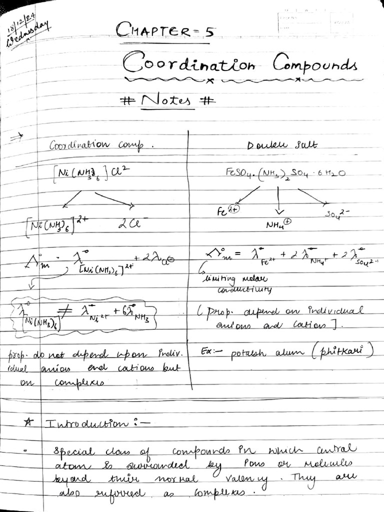 coordination compounds | PDF