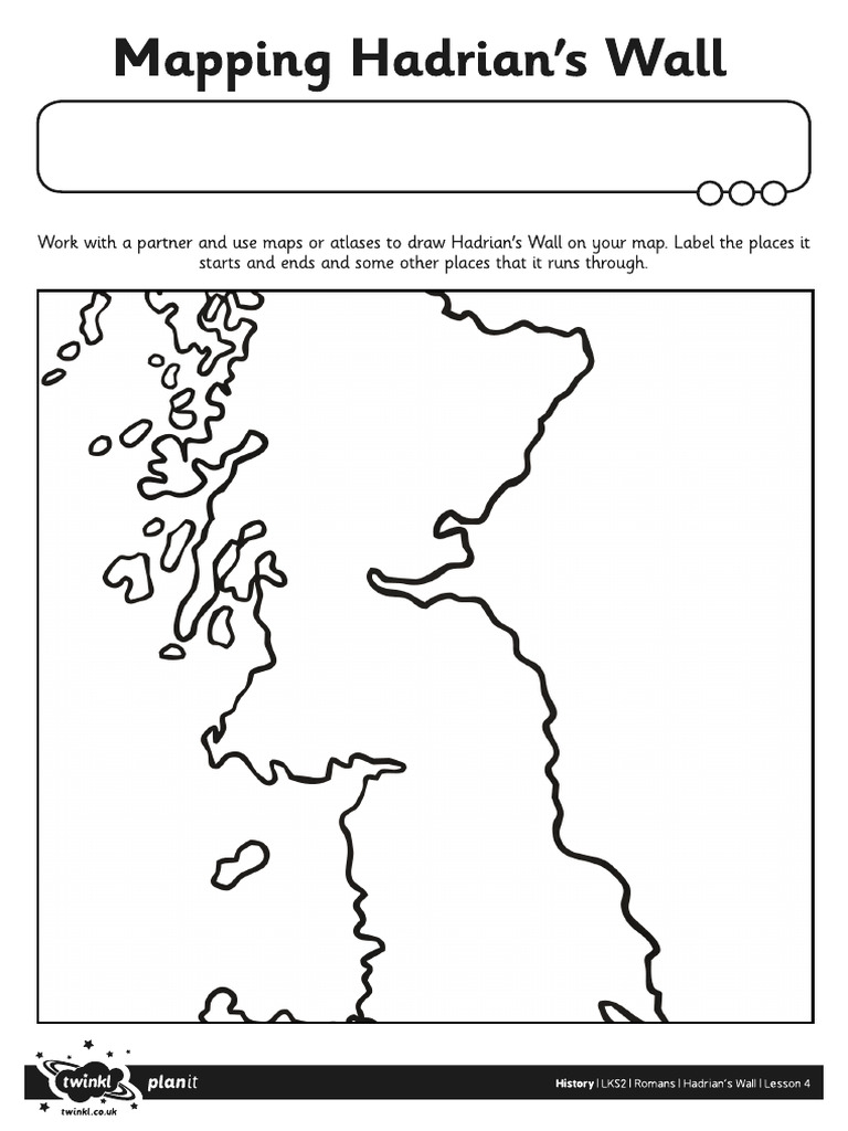 Activity Sheet Mapping Hadrians Wall | PDF