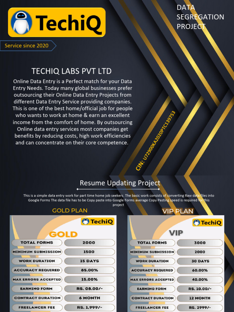 Data Segregation Project Techiq | PDF | Payments