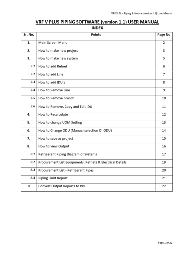VRF V Plus Software User Manual 1.2 | PDF | Button (Computing) | Icon ...