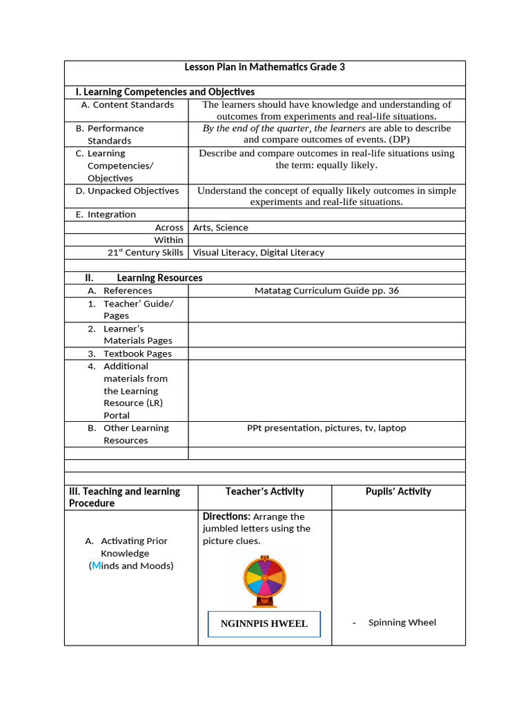 MATH-LP | PDF | Odds | Probability