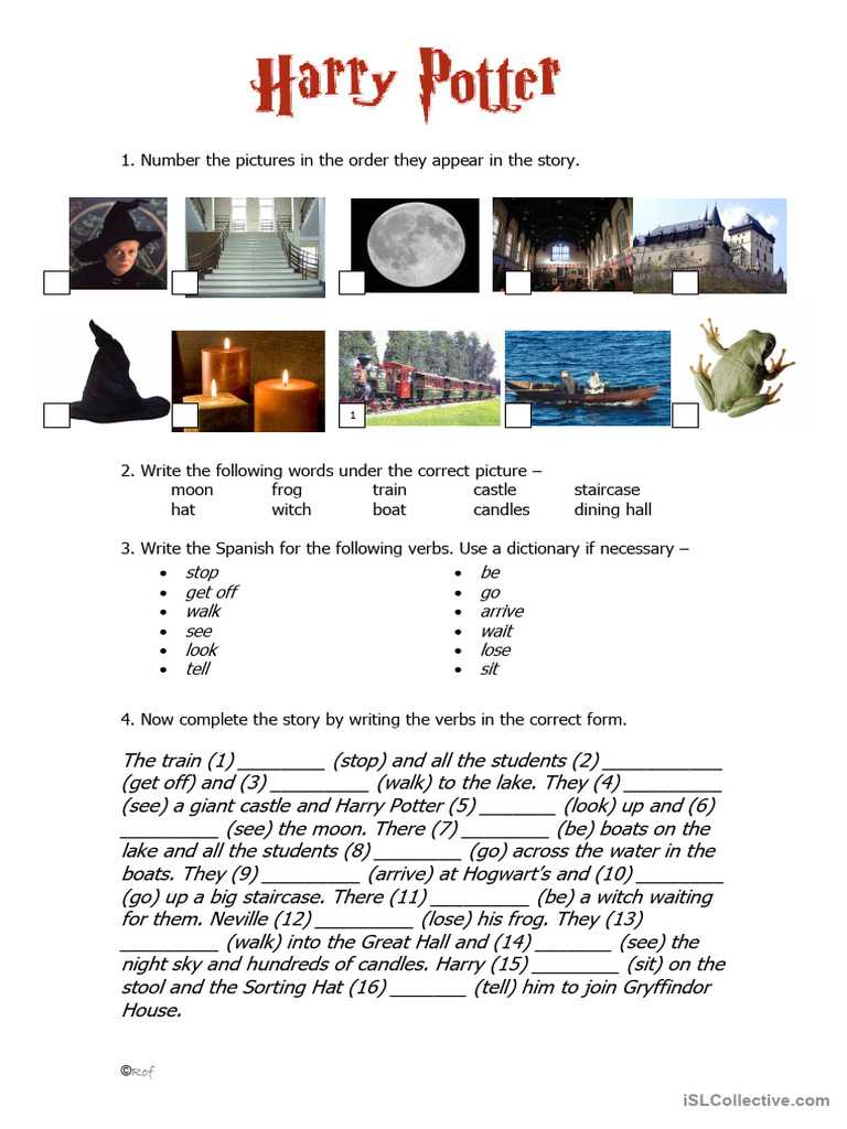 Harry Potter Story Activity Guide | PDF