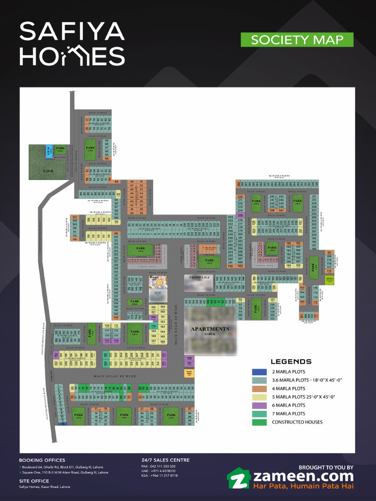 Safiya Homes - Society Map | PDF